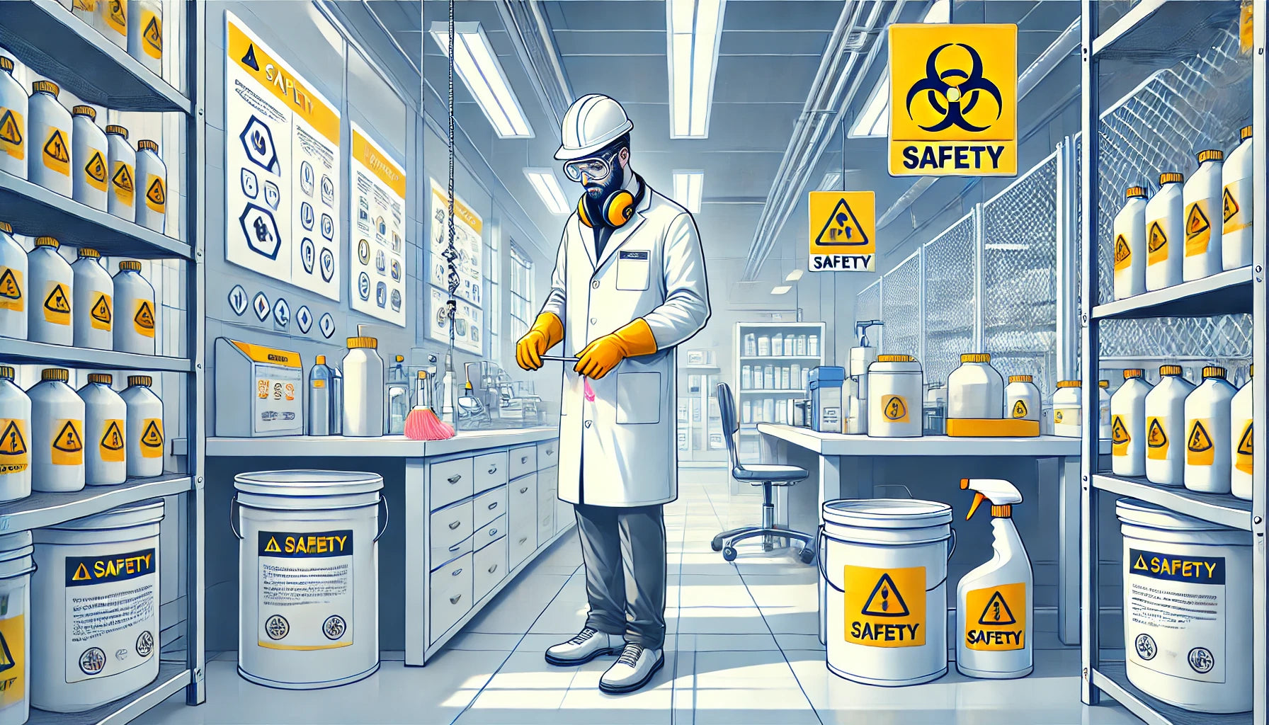 How to handle cleaning chemicals safely in the workplace? – Hygiene Express